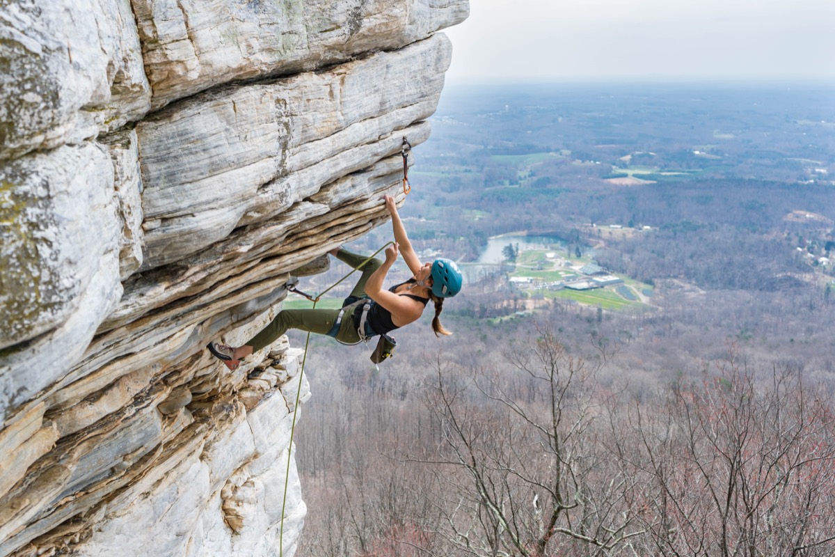 Stown climbing area